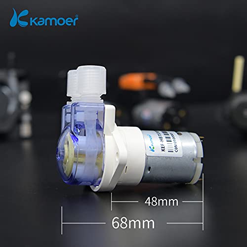 Micro peristaltic pump 12V DC Kamoer KEF low flow liquid dosing pump DIY for lab analytic 3mm ID×5mm OD 85ml/min