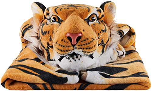 BRUBAKER Huge Brown Tiger Rug 72x42 Inch