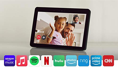 Echo Show (2nd Gen) | Premium 10.1” HD smart display with Alexa – stay connected with video calling - Charcoal