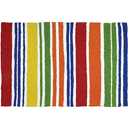 Colorful Striped Rug Juicy Fruity Stripes Jellybean Rug
