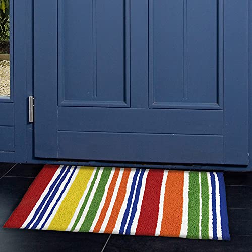 Colorful Striped Rug Juicy Fruity Stripes Jellybean Rug
