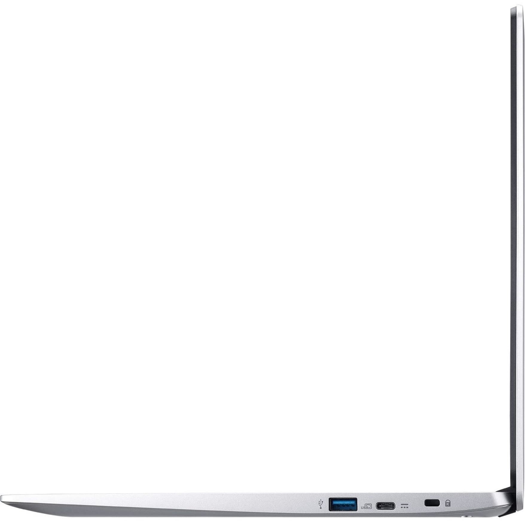 Acer Chromebook 315 CB315-3HT CB315-3HT-C7BF 15.6" Touchscreen Chromebook - Full HD - 1920 x 1080 - Intel Celeron N4120 Quad-core (4 Core) 1.10 GHz - 4 GB RAM - 64 GB Flash Memory - Pure Silver