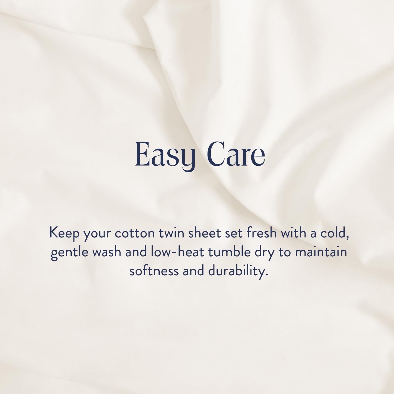 Brooklinen Luxury Sateen 4 Piece California King Size Sheets Set in Cream - 100% Cotton Sateen Sheets - 1 Fitted Sheet, 1 Flat Sheet, 2 Pillowcases - Best Luxury Sheets