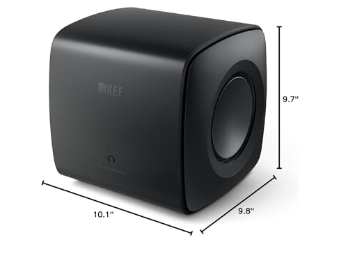 KEF LS50 Wireless II (Pair, Titanium Grey) and KEF KC62 Subwoofer (Black)