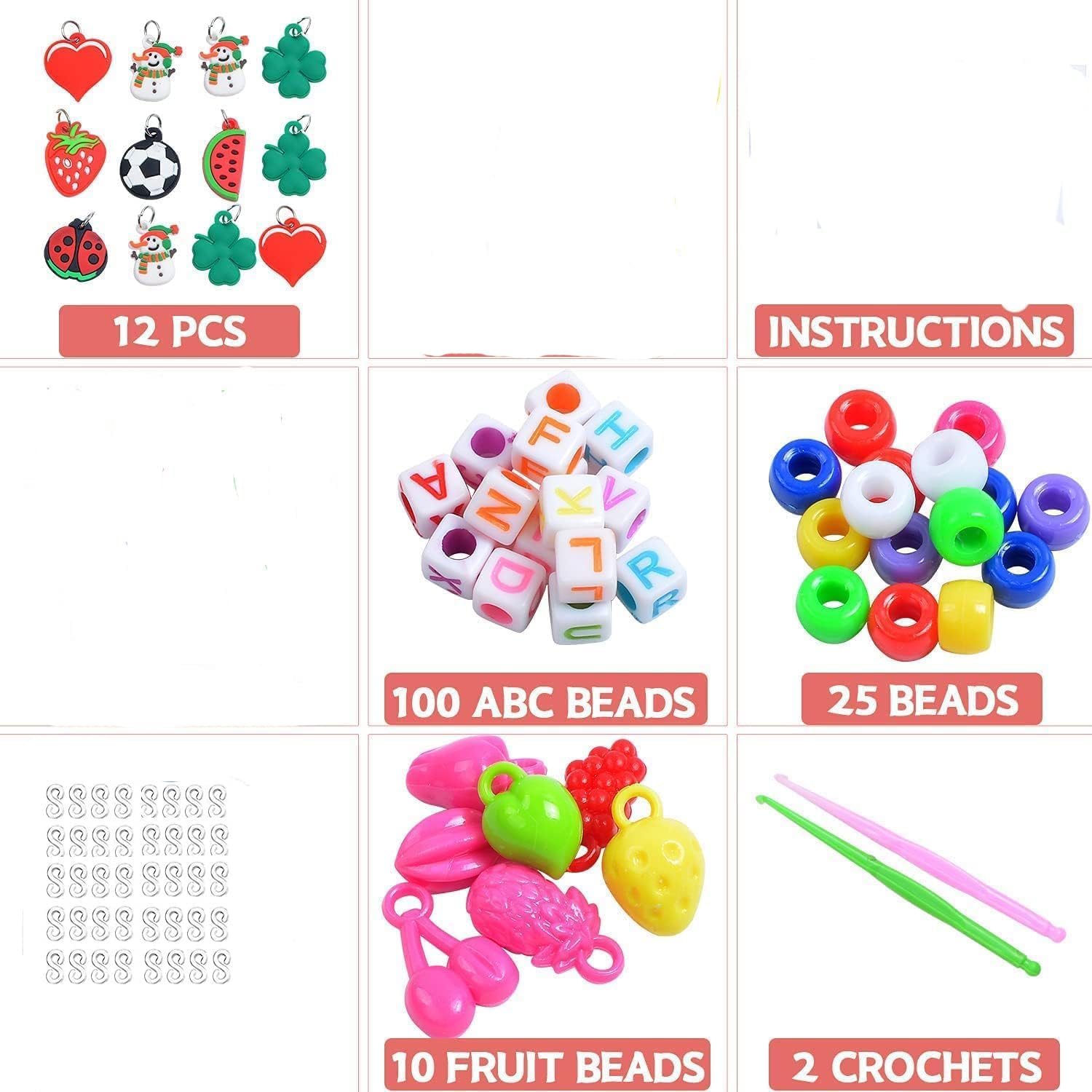 2000+Rubber Band Bracelet Kit, Loom Bracelet Making Kit for Kids, Rubber Bands Refill Loom Set, Rubber Bands for Bracelet Making Kit for Kids