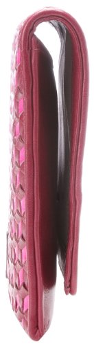 Cole Haan Women's Parker Weave Envelope Clutch, Winery/Orchid, ONE Size