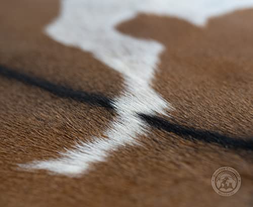 Genuine Goatskin Rug Goat Skin Goat Hide Goat Skin Rug Exotic 2 x 3 ft.