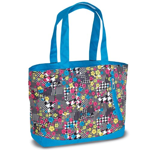 High Sierra Women's Shelby Tote Bag, Blue Pattern, 16 x 14 x 5-Inch