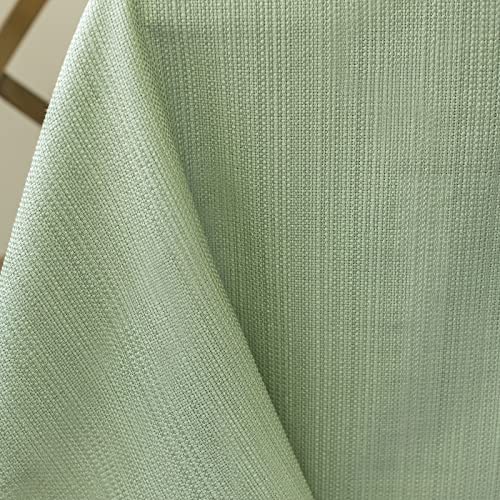 Benson Mills Textured Fabric Tablecloth (60" x 120" Rectangular, Light Green)