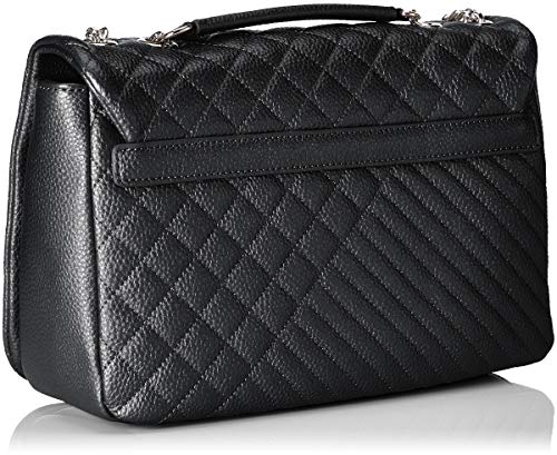 Love Moschino Borsa Pu Quilted, Women’s Satchel, Black (Nero), 10x17x28 cm (B x H T)
