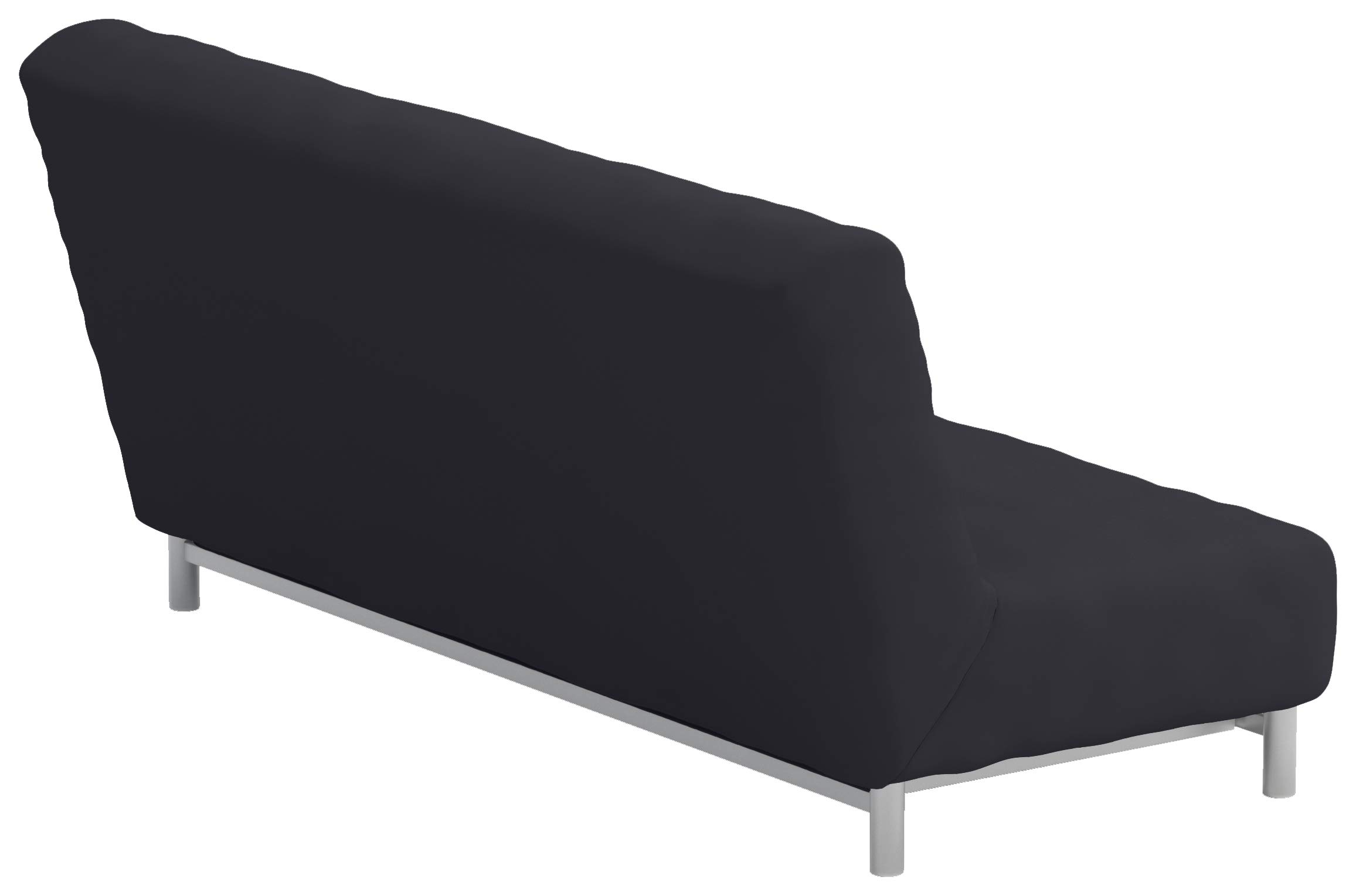 The Flax Polyester Beddinge Lovas Sofa Bed Cover Replacement is Compatible for IKEA Beddinge Sleeper, A Quality Futon Slipcover Replacement (Darker Gray Flax)