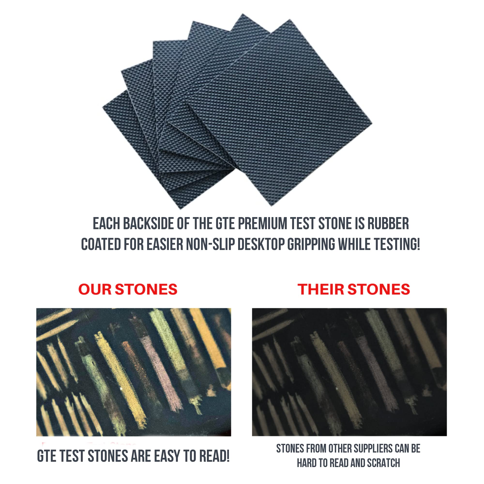Gold Silver Jewelry Tester Appraisal Kit 10K 14K 18K 22K 24K Test Precious Metals 999 925 Scrap