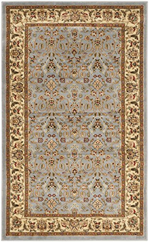 SAFAVIEH Lyndhurst Collection 2'3" x 4' Light Blue/Ivory LNH312B Traditional Oriental Non-Shedding Living Room Bedroom Accent Rug
