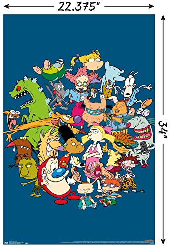 Trends International Nickelodeon Group Wall Poster, 22.375" x 34", Unframed Version