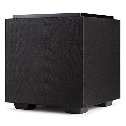 Definitive Technology Descend DN8 8" Subwoofer (2021 Model) - Digitally Optimized for Movies & Music, New 3XR Architecture, 500W Peak Class D Amplifier & (2) Pressure-Coupled 8" Bass Radiators, Black