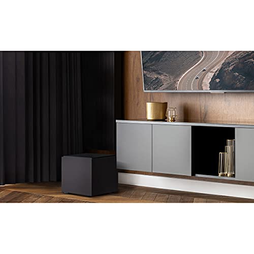 Definitive Technology Descend DN8 8" Subwoofer (2021 Model) - Digitally Optimized for Movies & Music, New 3XR Architecture, 500W Peak Class D Amplifier & (2) Pressure-Coupled 8" Bass Radiators, Black