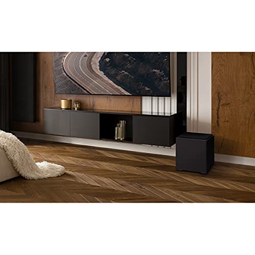 Definitive Technology Descend DN8 8" Subwoofer (2021 Model) - Digitally Optimized for Movies & Music, New 3XR Architecture, 500W Peak Class D Amplifier & (2) Pressure-Coupled 8" Bass Radiators, Black
