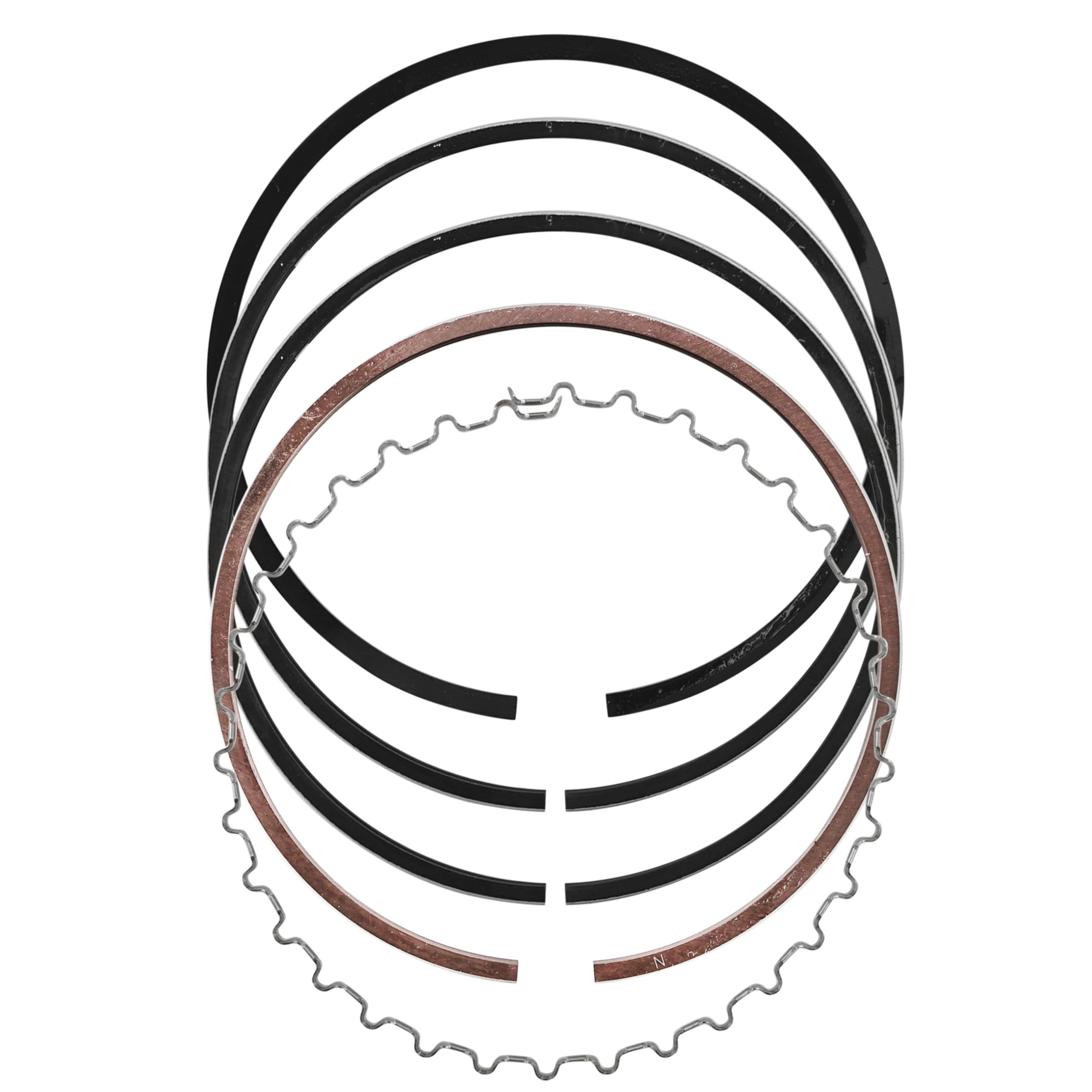 Caltric Piston Ring compatible with Kawasaki Lakota 300 Kef300B Kef 300B Kef 300 B Sport 2001-2003