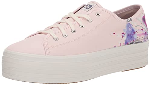 Keds Triple Up Canvas, Sneaker Womens, Light Pink, 7 Medium