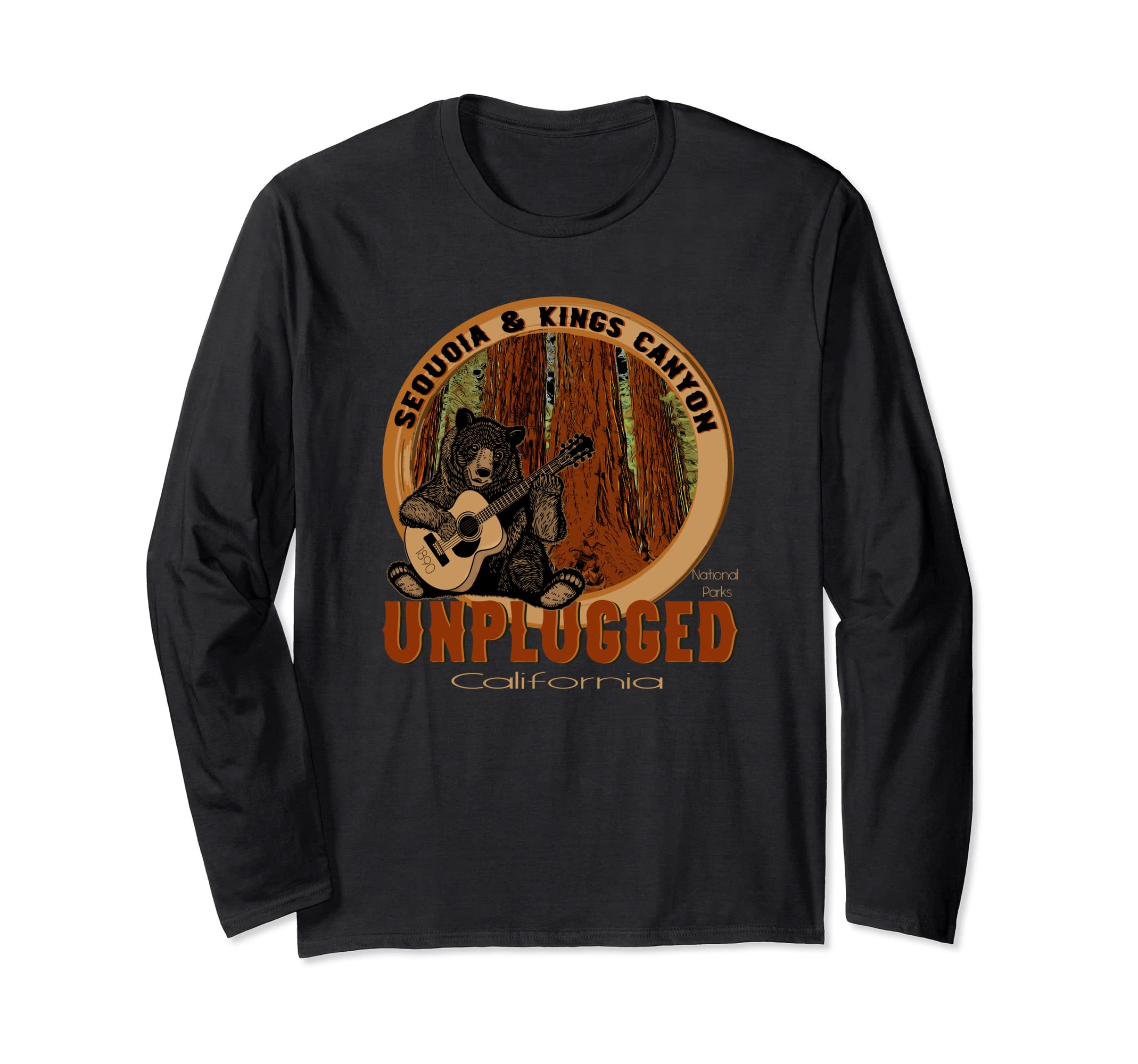 Sequoia-Kings Canyon National Parks California Souvenir Long Sleeve T-Shirt
