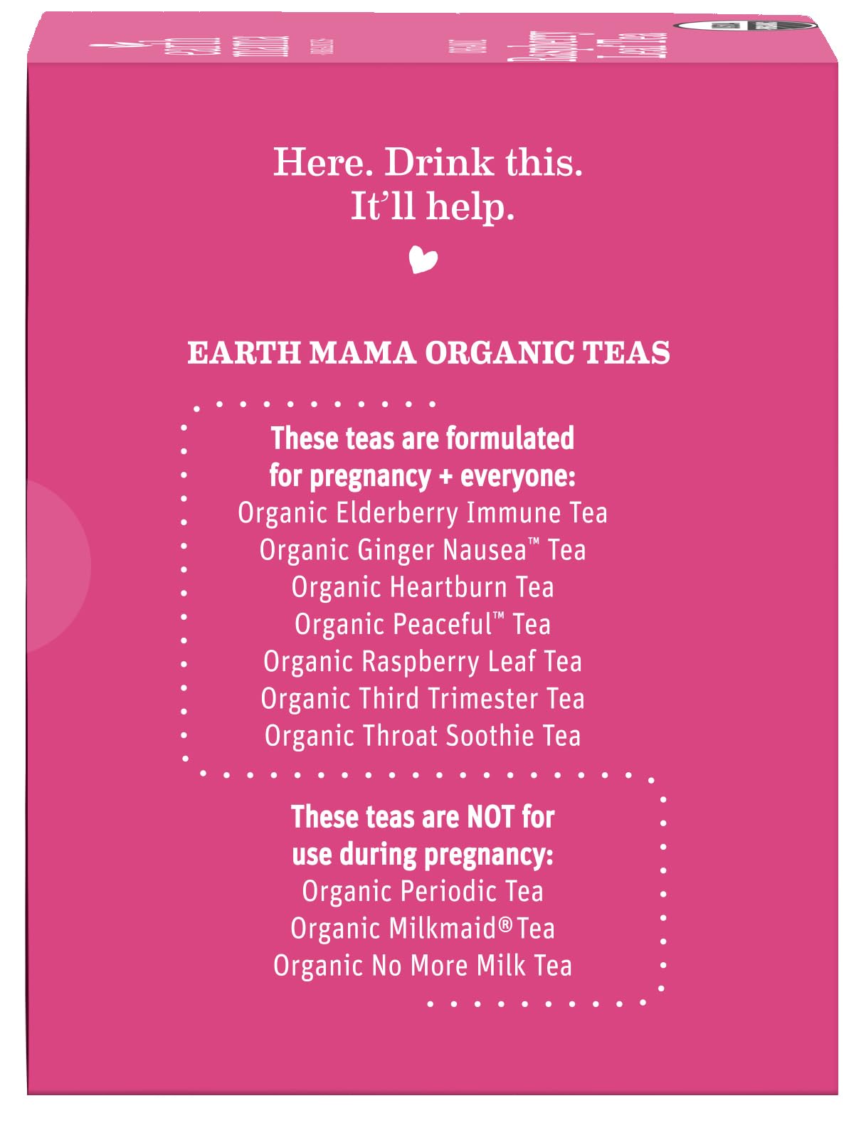 Earth Mama Organic Raspberry Leaf Tea Bags |Labor Tonic + Menstrual Support, 16 Teabags Per Box (3-Pack)
