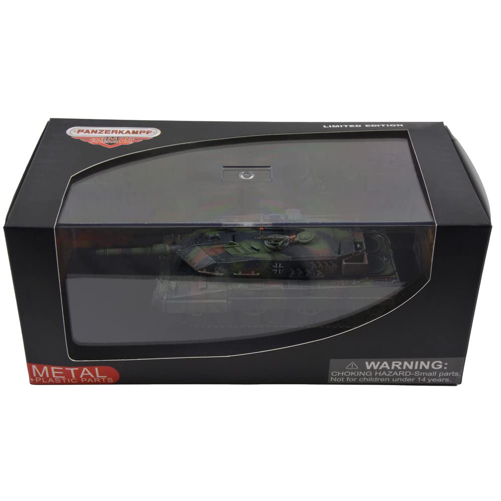 Die cast Military Tank Models 1:72 Scale Leopard 2 A5 Tank Zinc Alloy Static Model Die cast Manual Assembly Army Tank Model for Collection Gift(Pn: 12172PA)