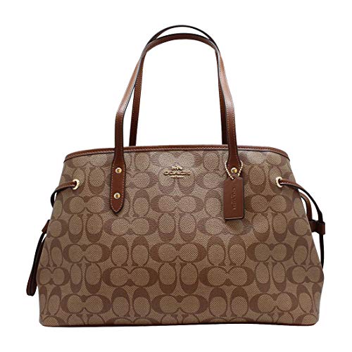 Coach Women's Hand shoulder bag F57842 Khaki /Brown