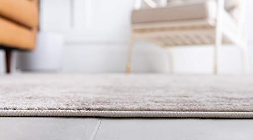 Unique Loom Portland Collection Bohemian Vintage Inspired Medallion Tone Design Area Rug, 7' 10" x 10' 0", Beige/Ivory
