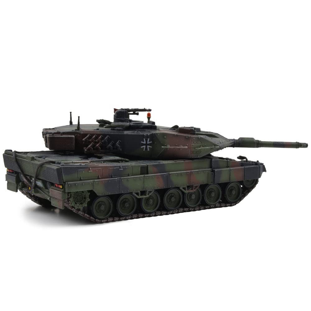 Die cast Military Tank Models 1:72 Scale Leopard 2 A5 Tank Zinc Alloy Static Model Die cast Manual Assembly Army Tank Model for Collection Gift(Pn: 12172PA)