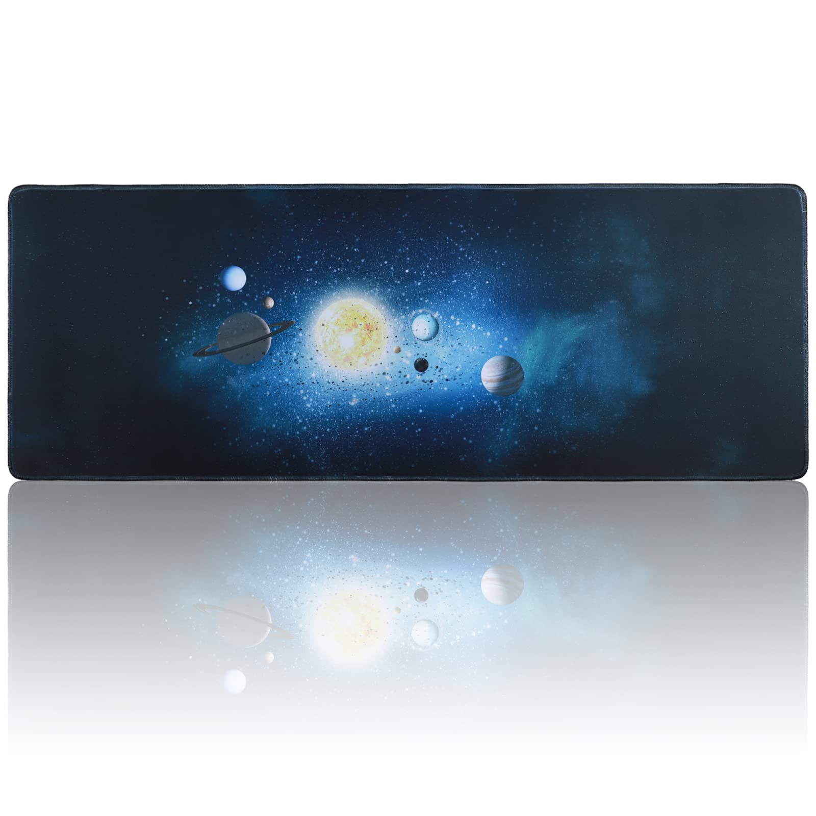 Full Desk Mat, Mouse Pad Keyboard Pad Desktop Accessories Home School College Decor Supplies Pretty Mousepad Big Computer Office Essentials Women Boys XL