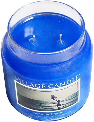 Village Candle Summer Breeze 26 oz Glass Jar Scented Candle, Large