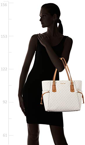 Michael Kors Voyager East/West Signature Tote Vanilla One Size