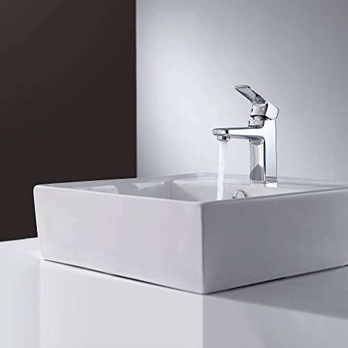 Kraus KEF-15501CH Virtus Single Lever Basin Faucet, Chrome