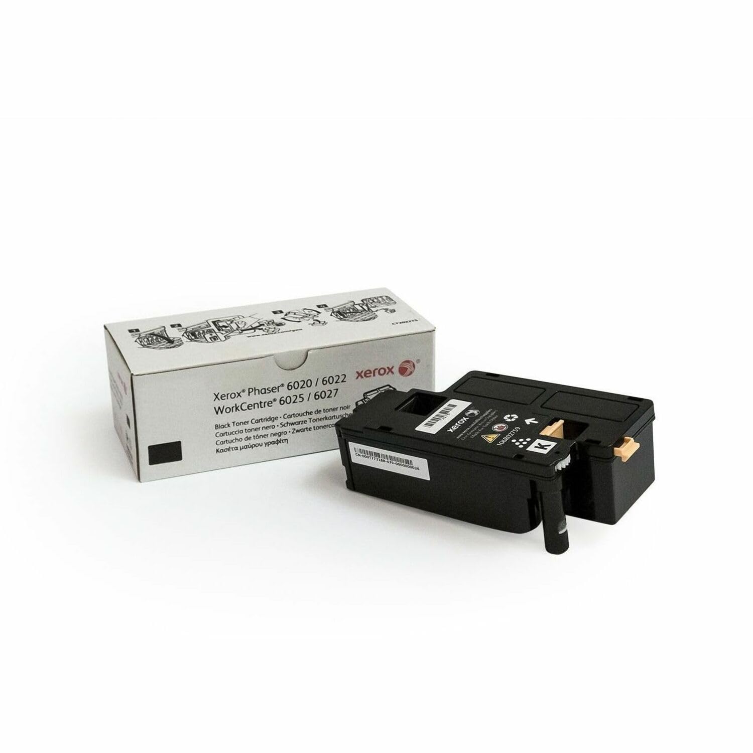 Xerox Phaser 6022 Black Standard Capacity Toner-Cartridge (2,000 Pages) - 106R02759