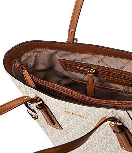 Michael Kors Voyager East/West Signature Tote Vanilla One Size