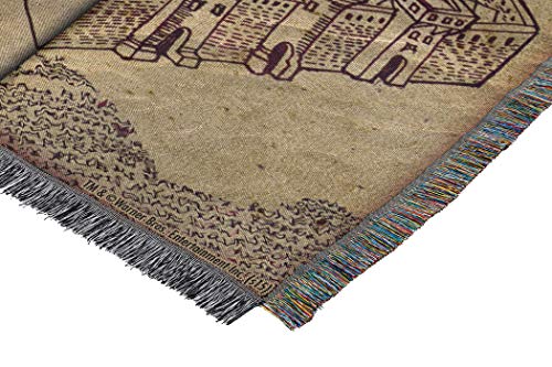 Northwest Woven Tapestry Throw Blanket, 48 x 60 Inches, Marauder's Map