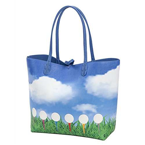 Sydney Love Sport Teed Off Reversible Tote & Wristlet Set, Golf Green Multi