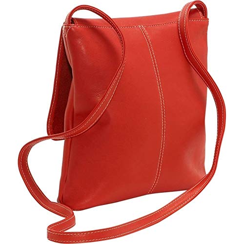 Le Donne Simple Flap Over Crossbody Bag, Tan