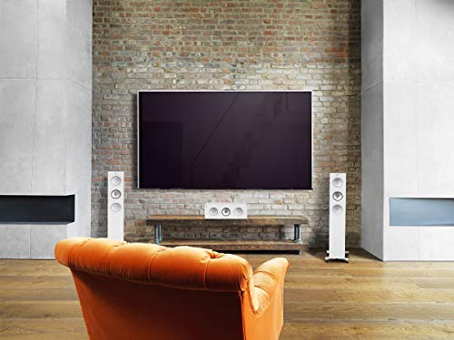 KEF R2c Center Channel Speaker (Gloss White)