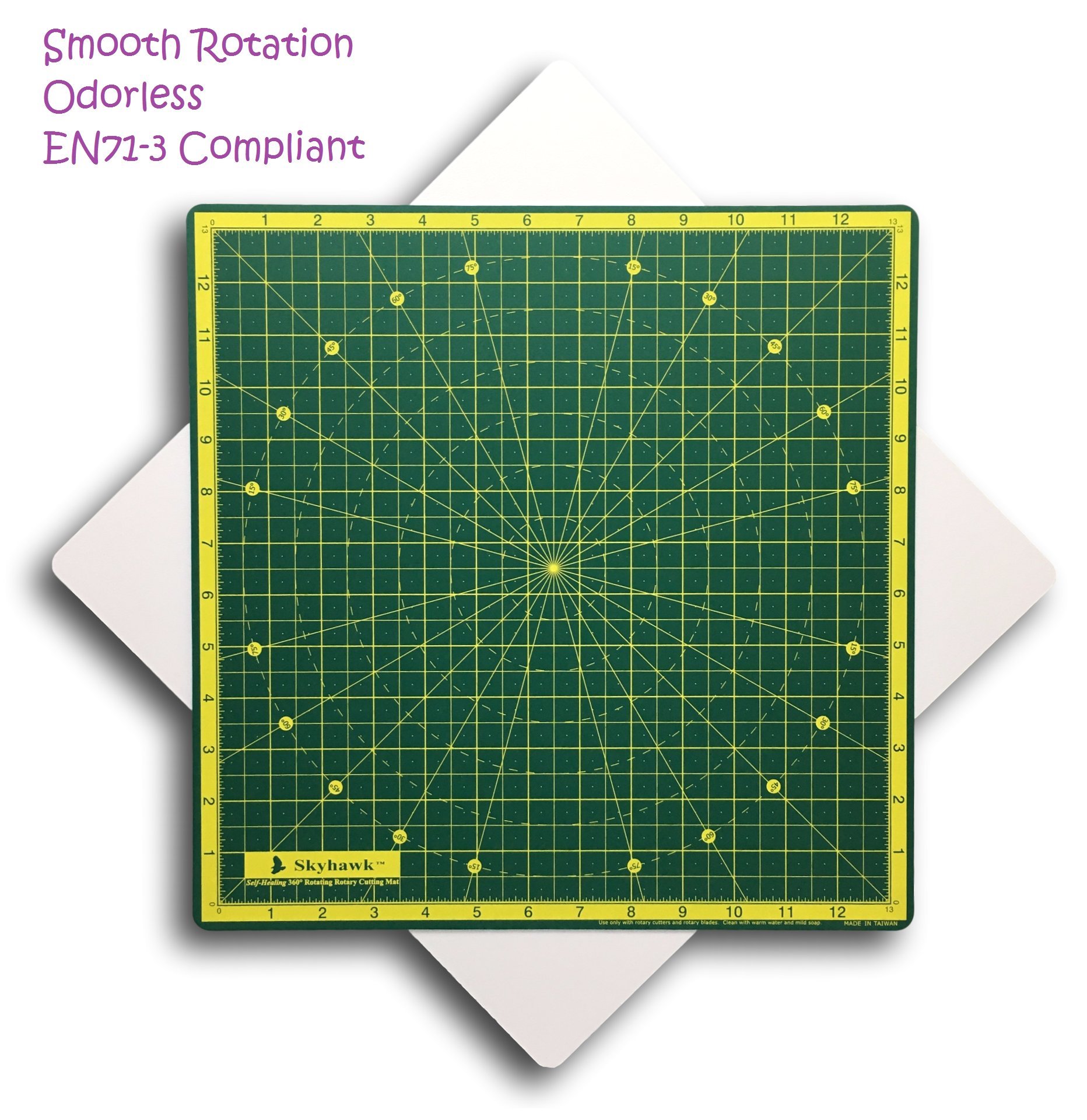 Skyhawk Self-Healing 14-Inch-by-14-Inch 360° Rotating Cutting Mat