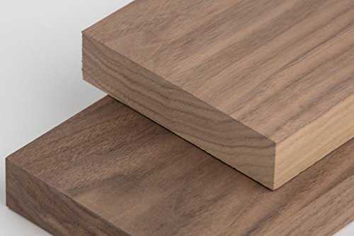 Woodchucks Wood Black Walnut Shelf @ 3/4 x 12 x 36 Inches
