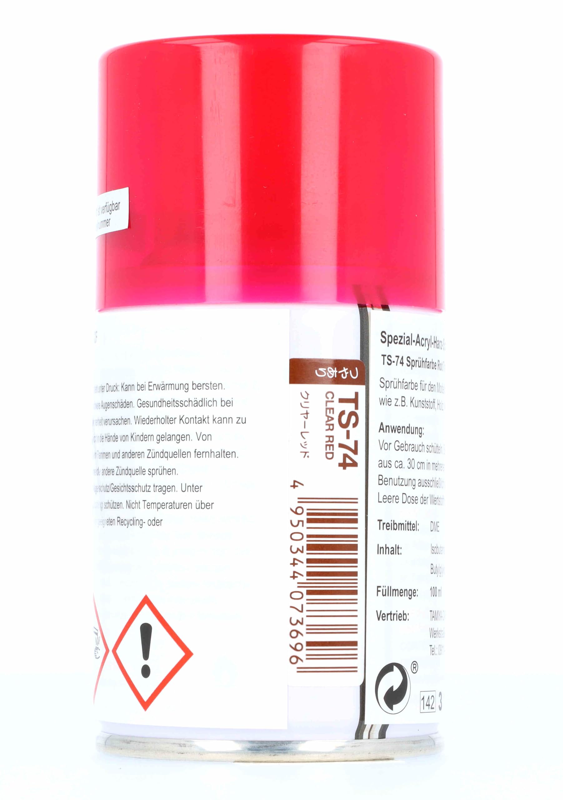 Tamiya Spray Lacquer TS-74 Clear Red - 100ml Spray Can 85074
