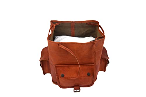 Vintage Leather Backpack For Women/Teen Girls Rucksack, Small 12 Inch Leather Handbag