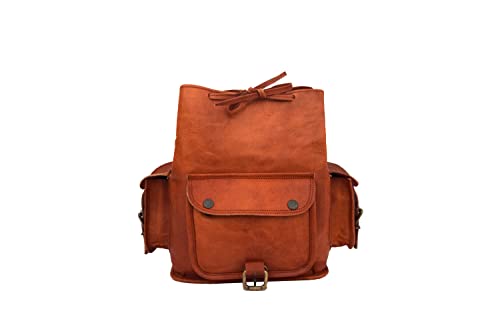 Vintage Leather Backpack For Women/Teen Girls Rucksack, Small 12 Inch Leather Handbag
