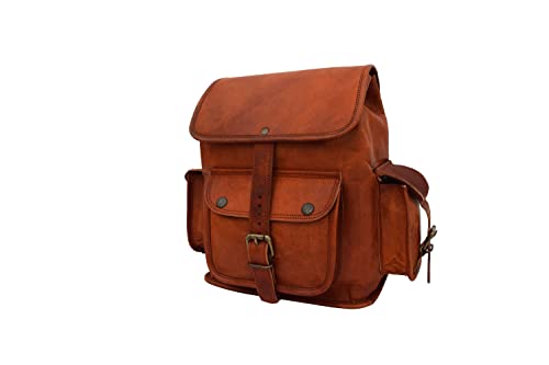 Vintage Leather Backpack For Women/Teen Girls Rucksack, Small 12 Inch Leather Handbag