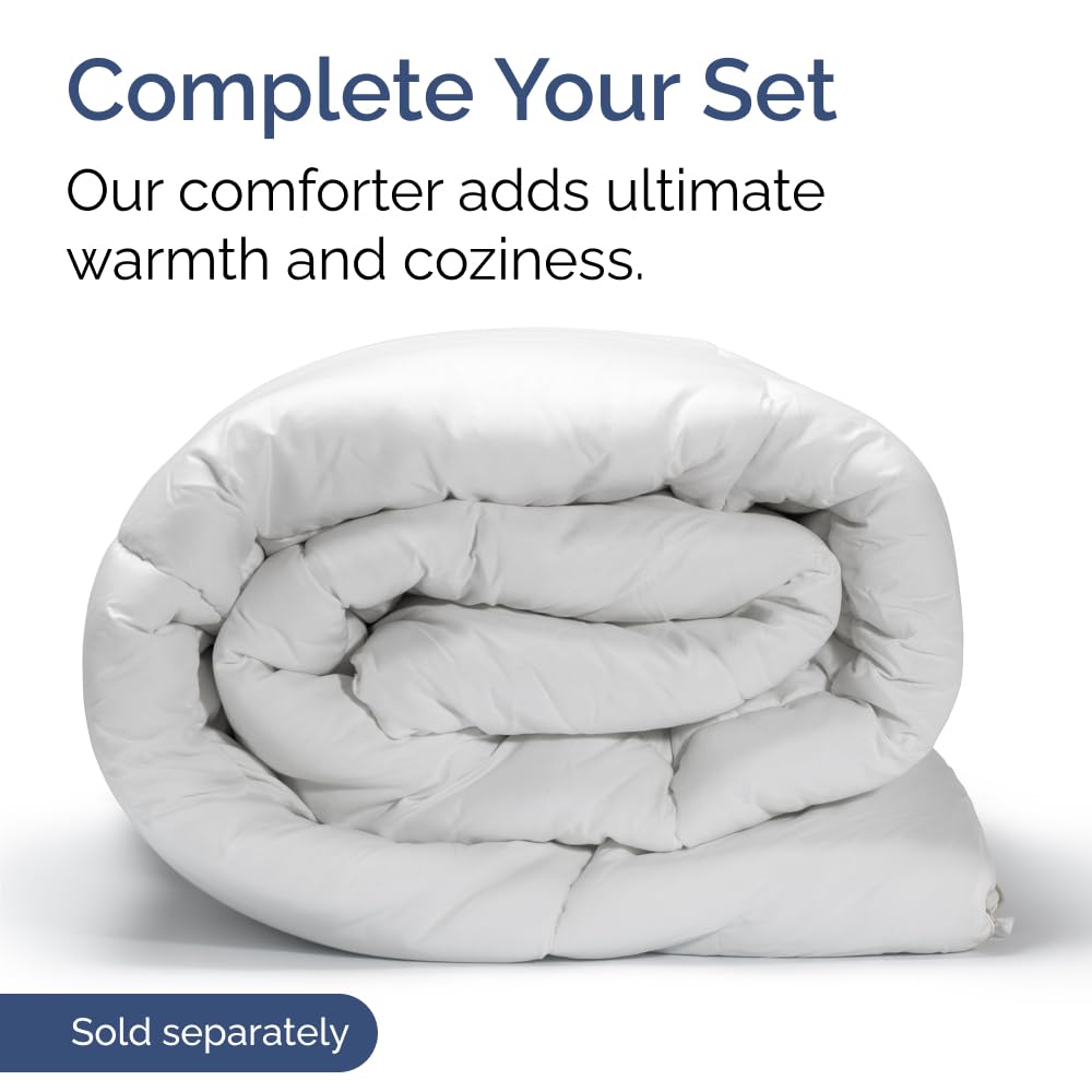 Extra Deep Cal King Sheet Set - 6 Piece Breathable & Cooling Sheets - Hotel Luxury Bedding Set with 18-24 Inch Extra Deep Pockets - Easy Fit - Super Soft, Wrinkle Free and Comfy - Grey, Cal King Size