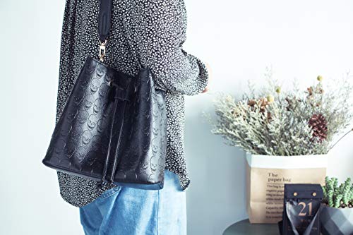 Womens Hobo Tote Bag Leather Shoulder Bag for Women Bucket Bag Hobo Handbag Fit for Dating, Working, Shopping