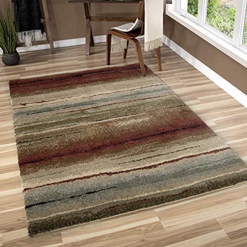 Orian Rugs Wild Weave Dusk to Dawn Area Rug, 5'3" x 7'6", Multicolor