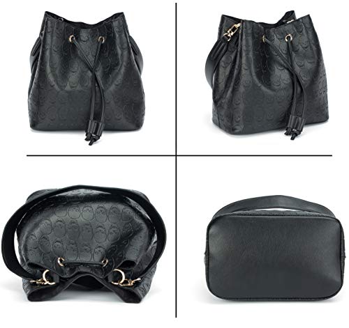 Womens Hobo Tote Bag Leather Shoulder Bag for Women Bucket Bag Hobo Handbag Fit for Dating, Working, Shopping