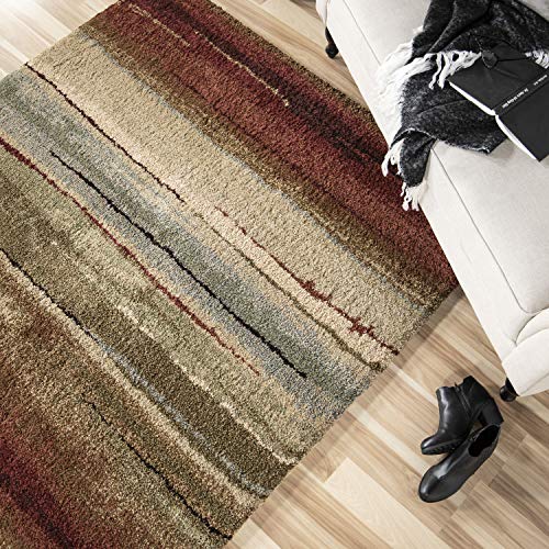 Orian Rugs Wild Weave Dusk to Dawn Area Rug, 5'3" x 7'6", Multicolor